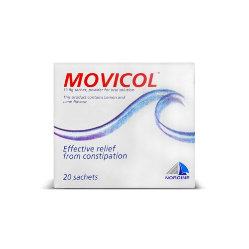 Movicol Powder Sachets Lemon & Lime - 20 Sachets | Chemist4U
