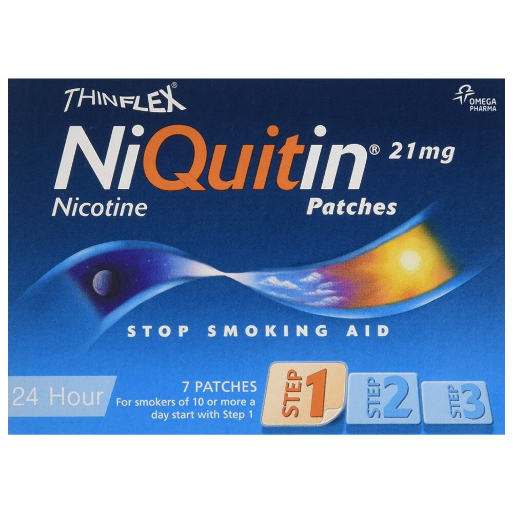Buy NiQuitin Step 1 Nicotine Patches - 7 x 21mg