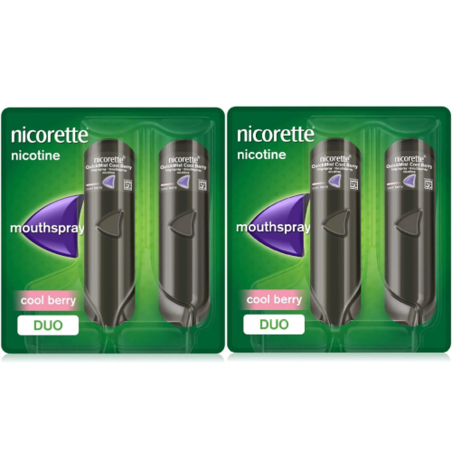 Nicorette Quickmist Cool Berry 8 Week Bundle | Chemist4U