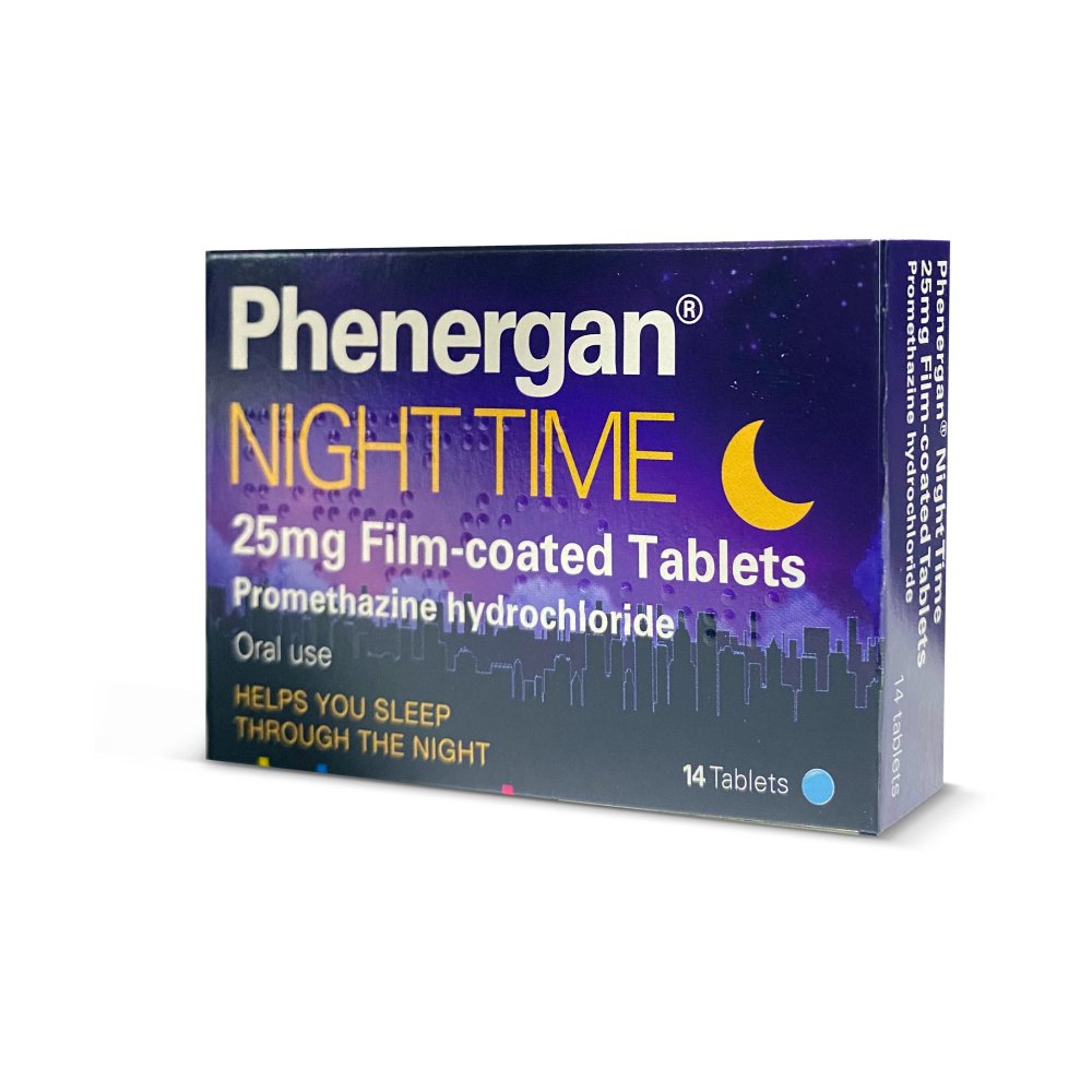 Buy Phenergan Night Time 25mg - 14 Sleep Tablets | Chemist4U