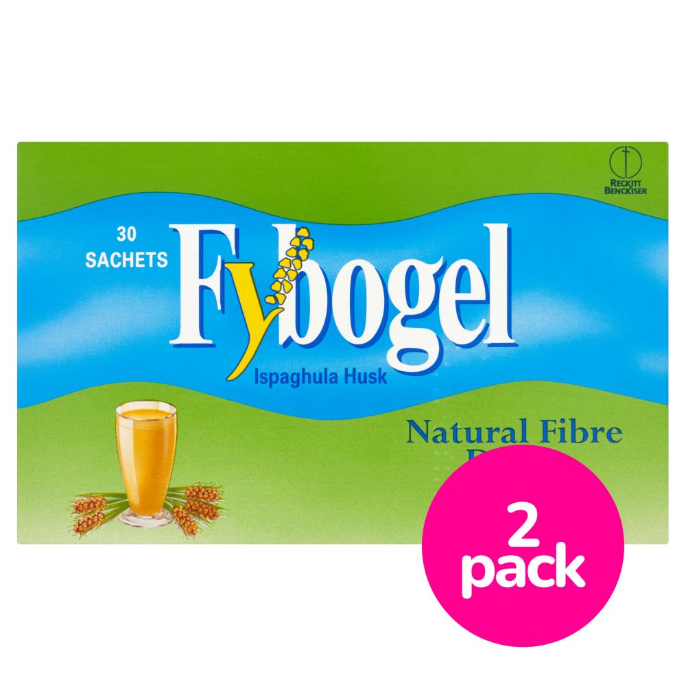 Buy Fybogel Natural Fibre Drink - 30 Sachets (2 pack)