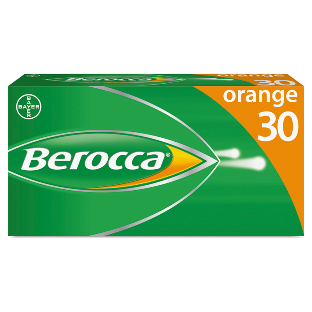 Berocca Orange - 30 Effervescent Tablets | Chemist 4 U