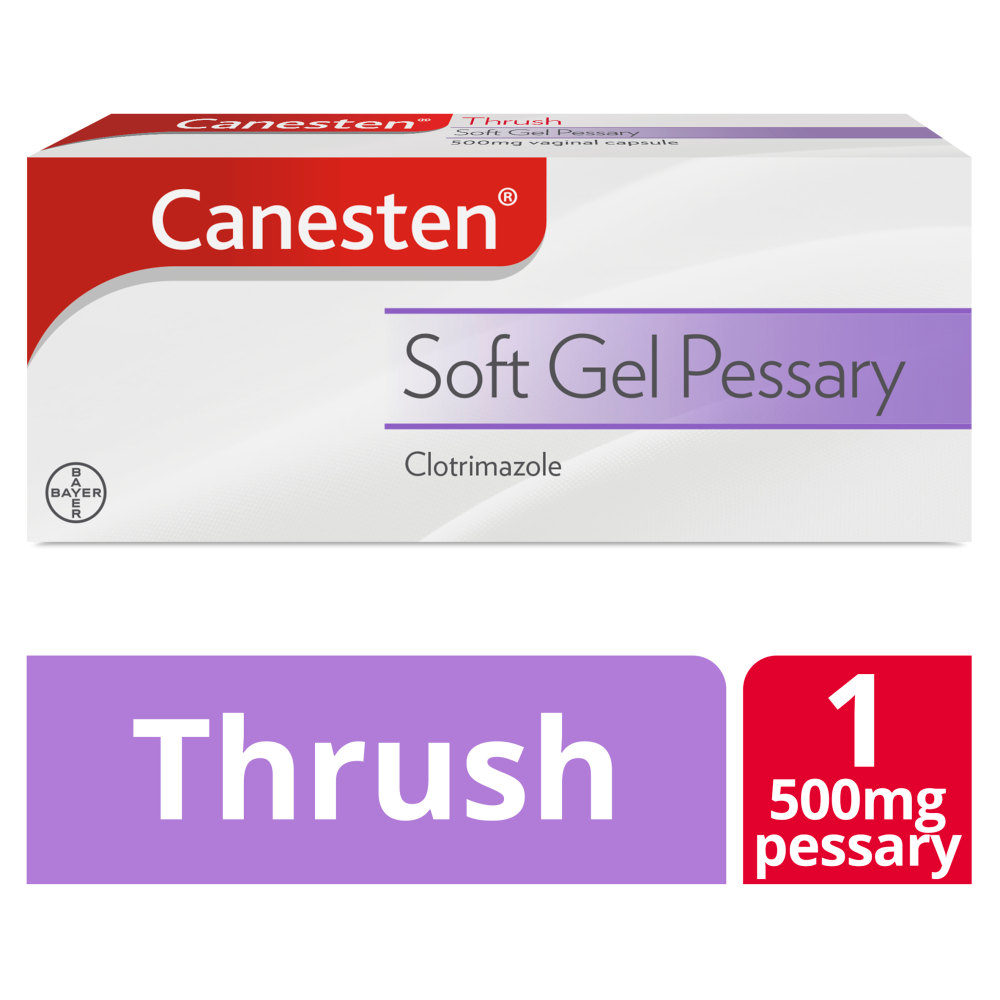 Buy Canesten Thrush Soft Gel Pessary | Womens Health | Chemist4U