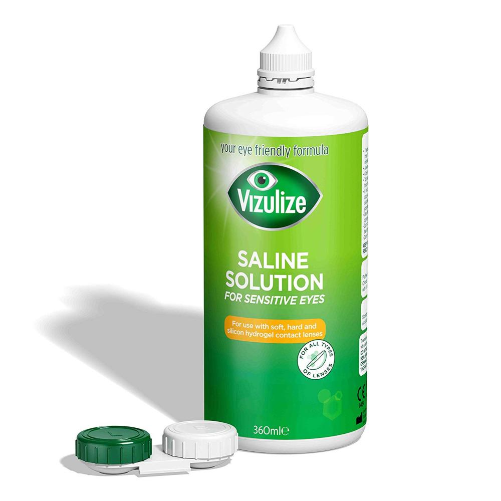 Vizulize Saline Solution For Sensitive Eyes - 360ml