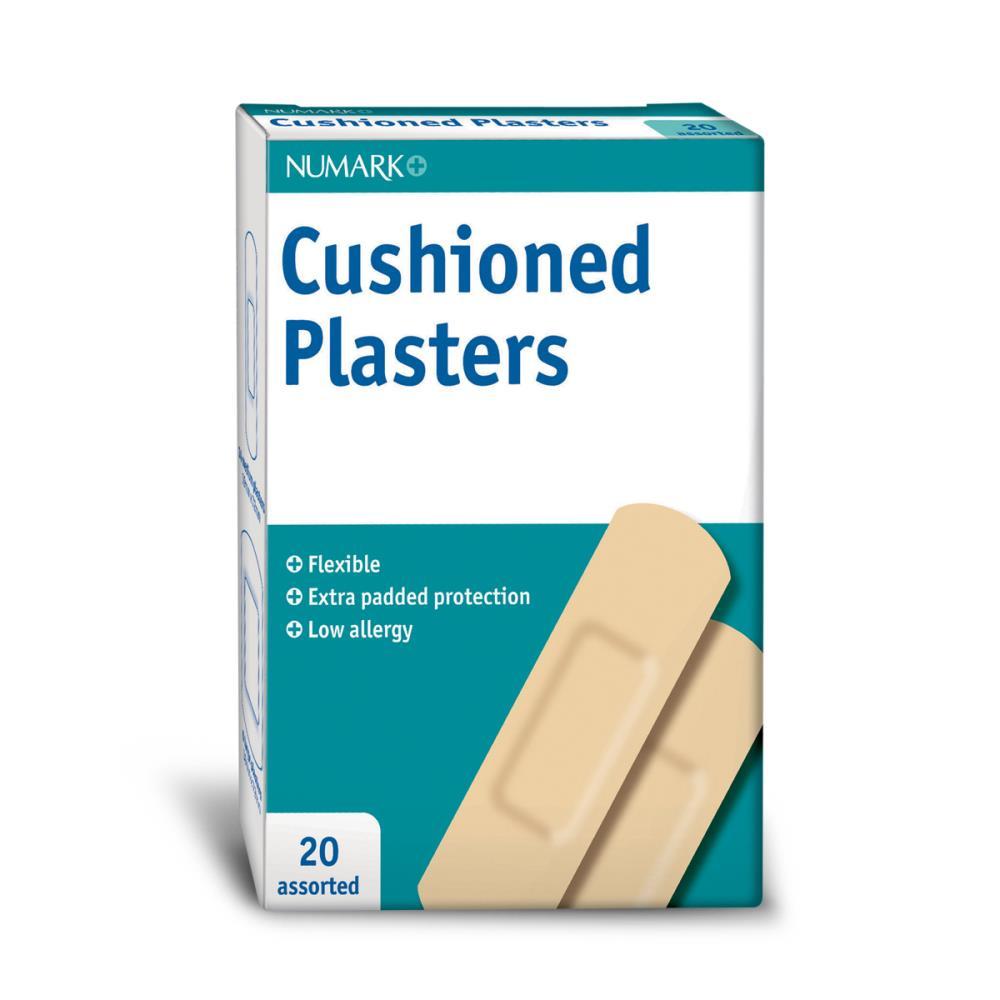 Buy Numark Cushioned Plasters - 20 Pack| Plasters & Bandages | Chemist4U