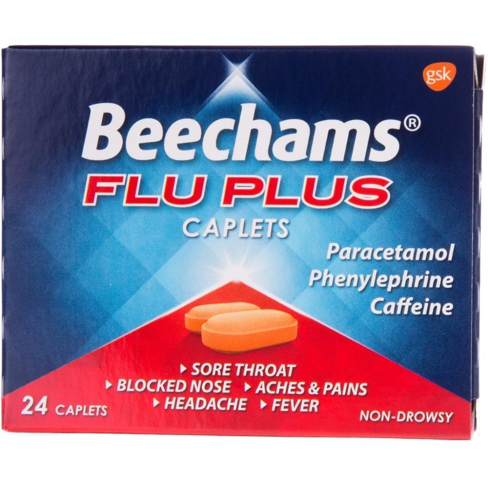 Buy Beechams Flu Plus - 16 Caplets | Chemist4U