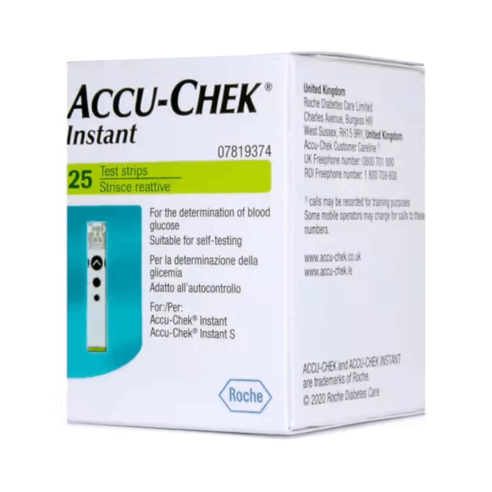 Buy Accu-Chek Instant Test Strips - 25 Strips | Chemist4U