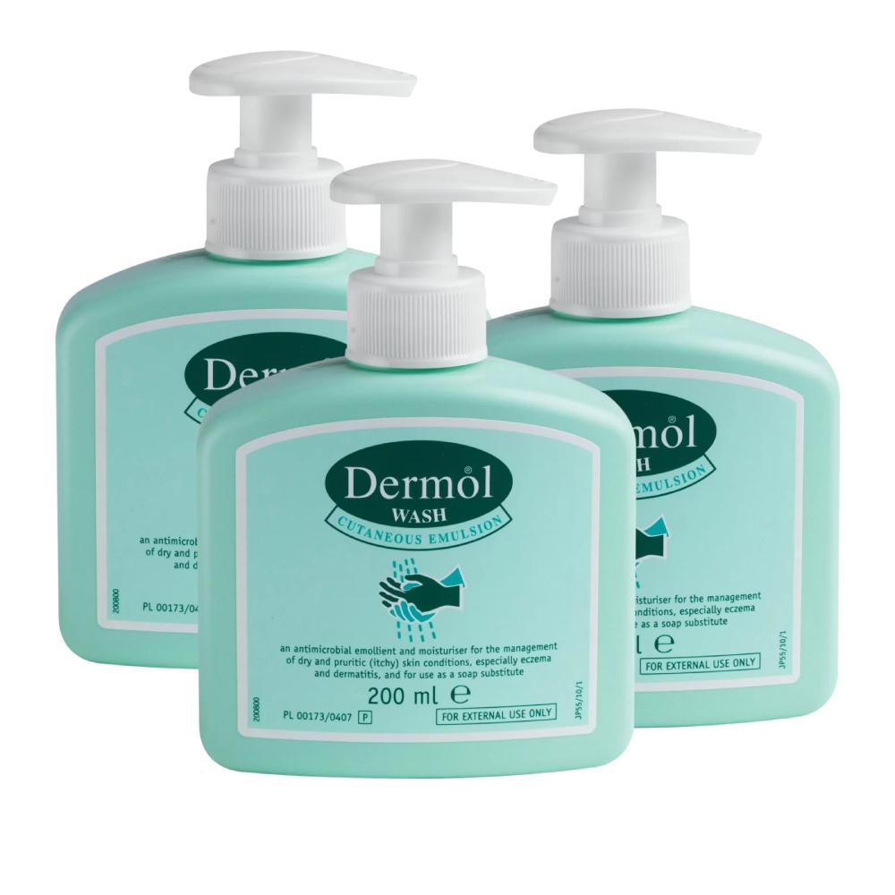 Dermol Wash - 200ml - Triple Pack