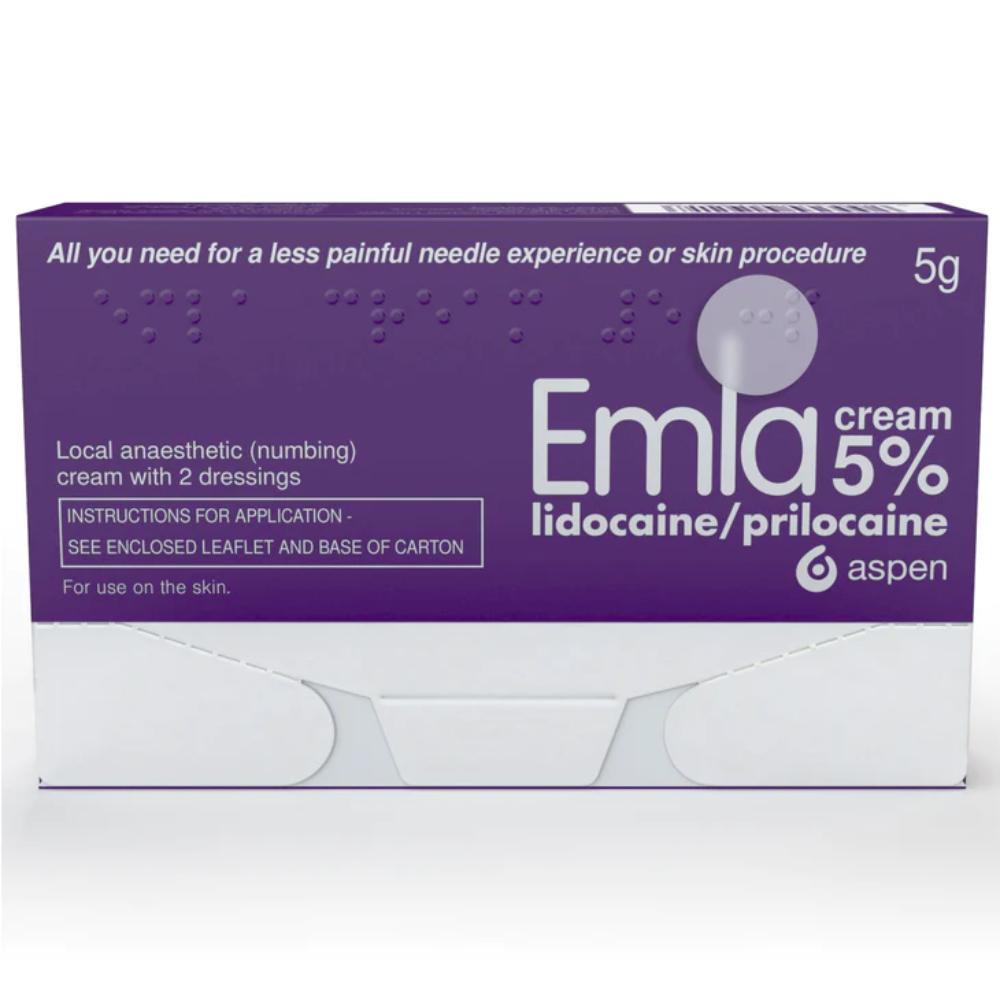 EMLA Cream 5% & Dressing - 5g | Numbing Cream | Chemist4U