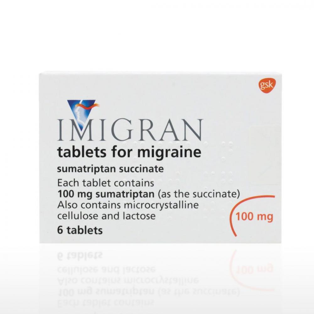 Buy Imigran (Sumatriptan) Tablets from Â£44.99 | Chemist4U