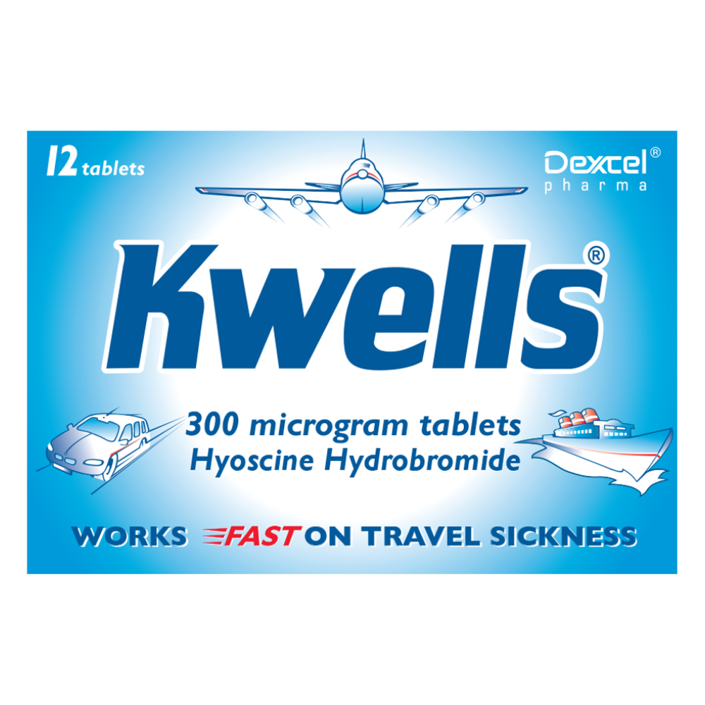 Buy Kwells Travel Sickness - 12 Tablets | Chemist 4 U