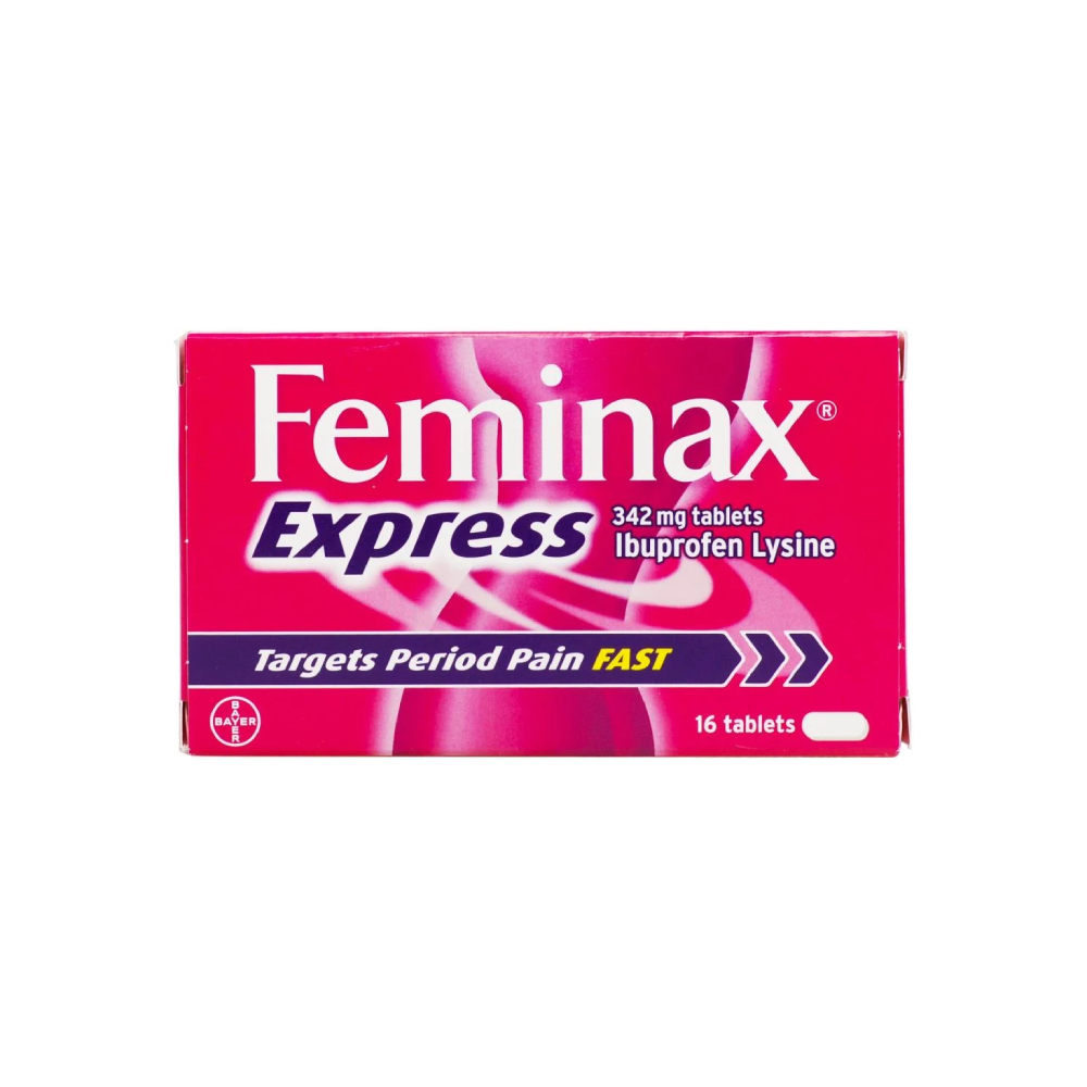 Feminax Express - 342mg x 16 Tablets | Chemist 4 U