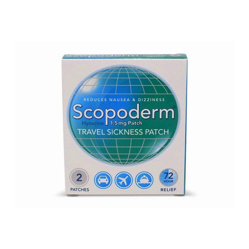 Buy Scopoderm Travel Sickness 1.5mg Patch x2 | Chemist4U