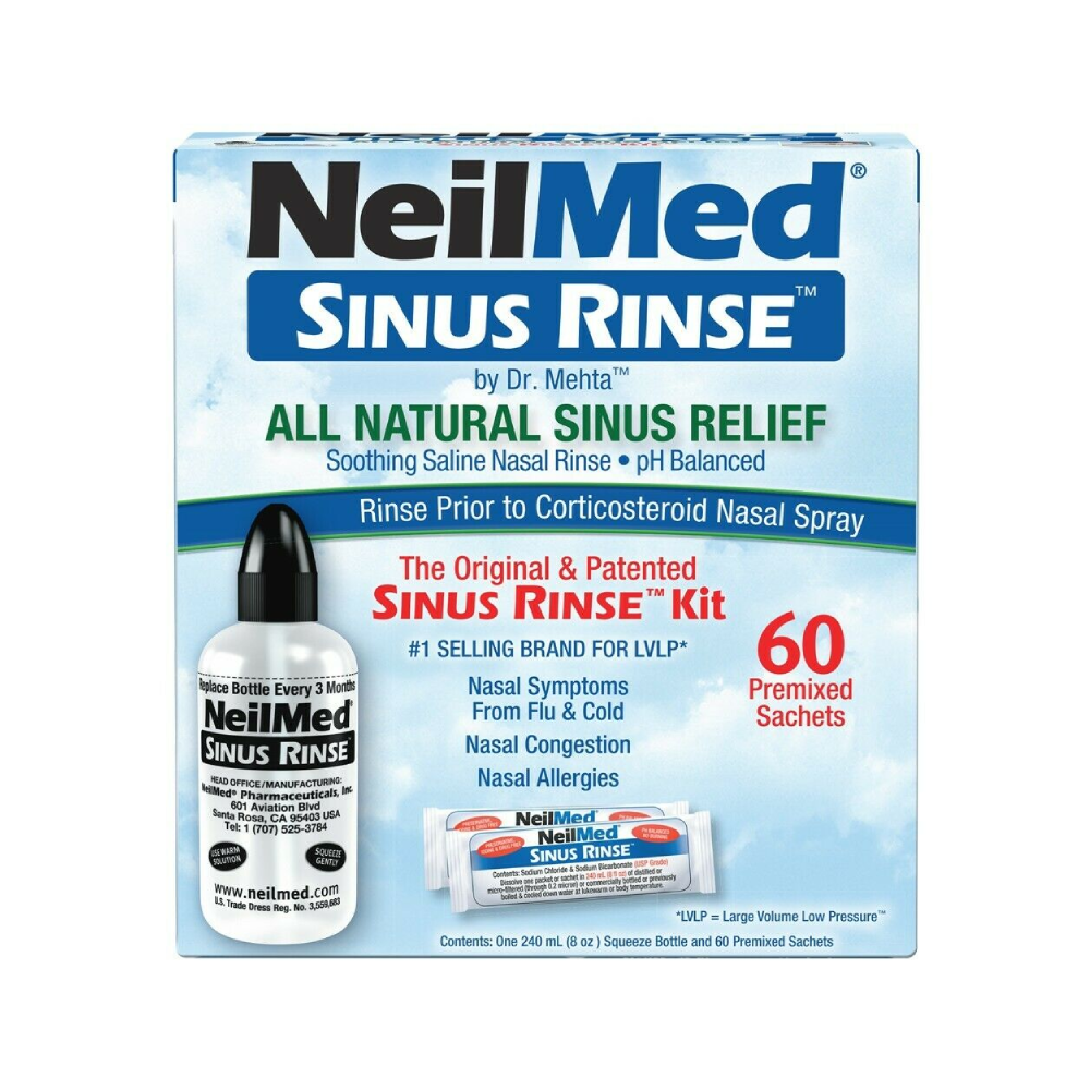 NeilMed Sinus Relief Rinse Kit - 60 Sachets | Chemist 4 U