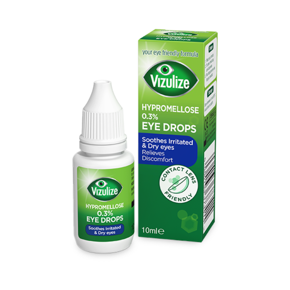 Buy Vizulize Hypromellose 0.3% Eye Drops 10ml | Chemist4U