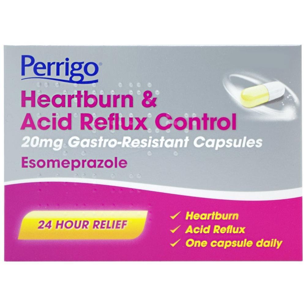 Buy Perrigo Esomeprazole 20mg - 14 Capsules | Chemist4U