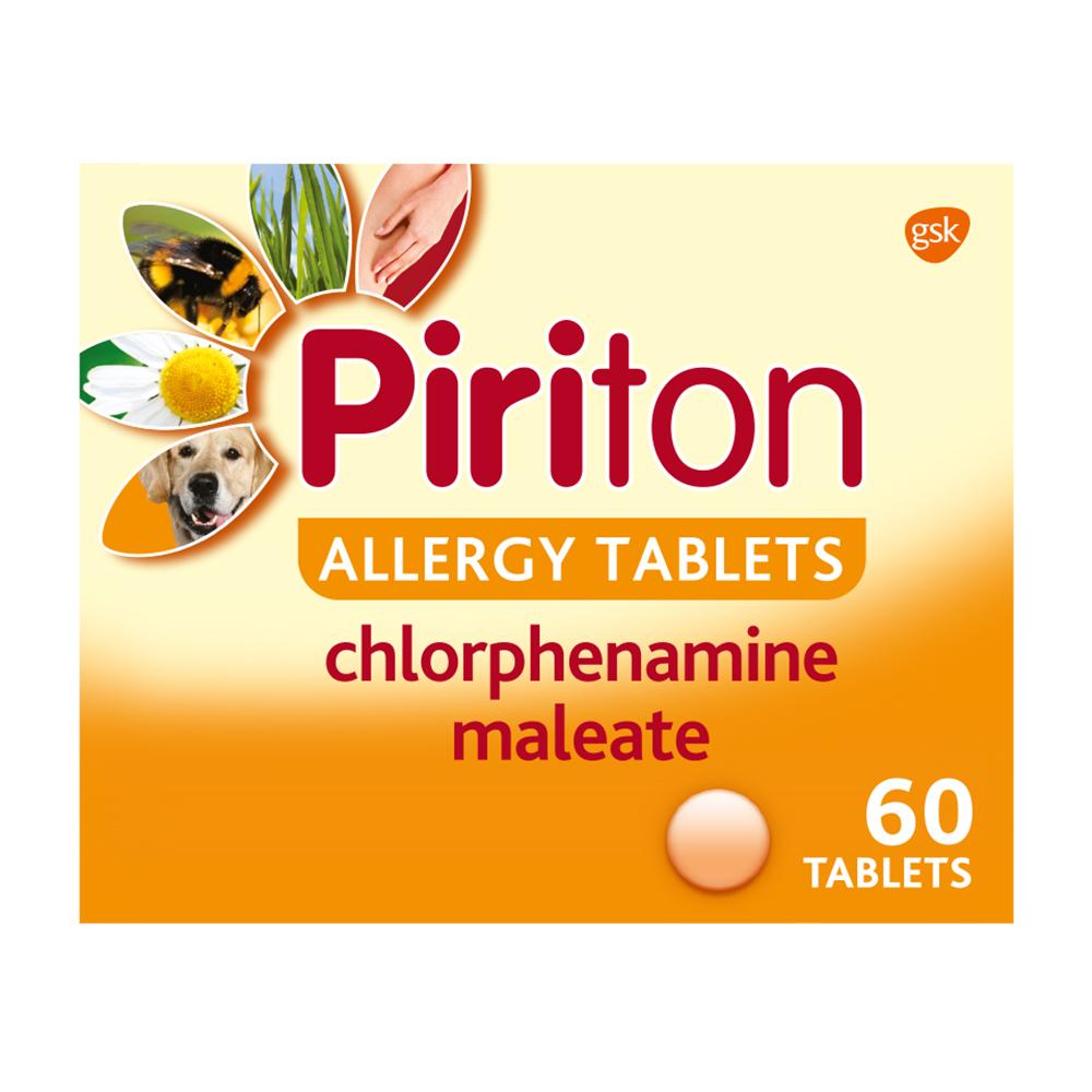 Buy Piriton Allergy Tablets – 60 Tabs | Hay Fever | Chemist4U