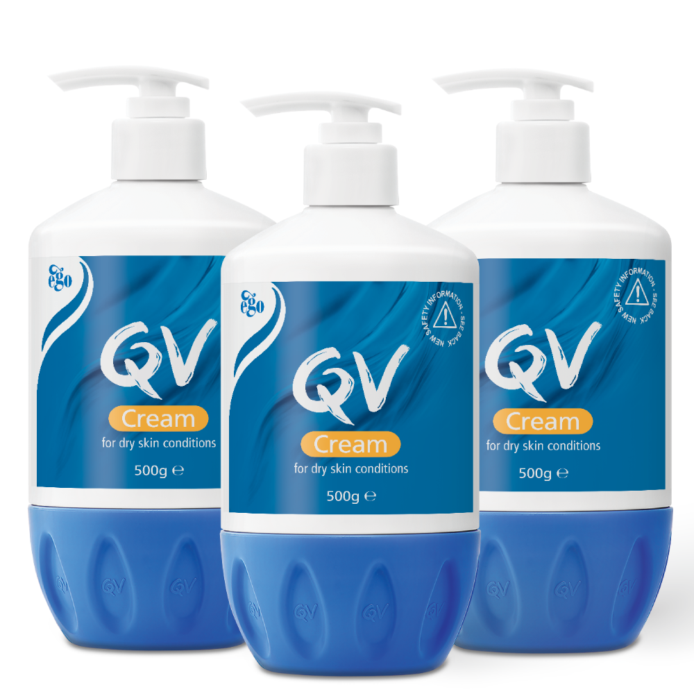 QV Soothing Moisturiser Cream – 500g - 3 Pack