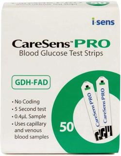 Buy Caresens Pro Test Strips 50 Strips | Diabetes Care | Chemist4U