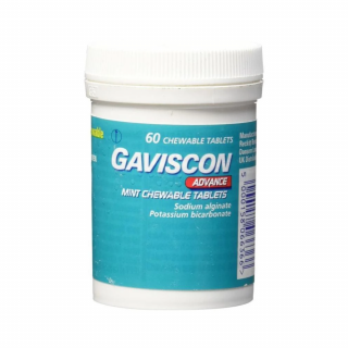 Buy Gaviscon Advance Chewable Mint Tablets - 60 Tablets | Chemist4U