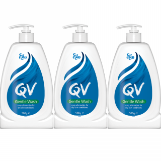 Buy QV Gentle Wash 500g - 3 Pack | Soap-Free | Chemist4U