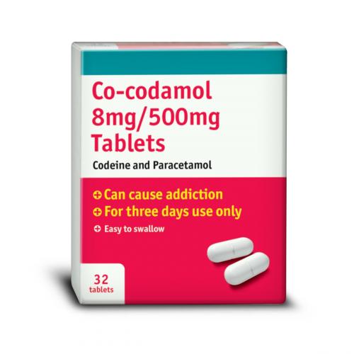 Buy Co-codamol Online - 32 x 8/500mg Tablets | Chemist 4 U