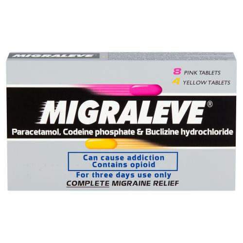 Migraleve Migraine Pink & Yellow Complete 12 Tablets