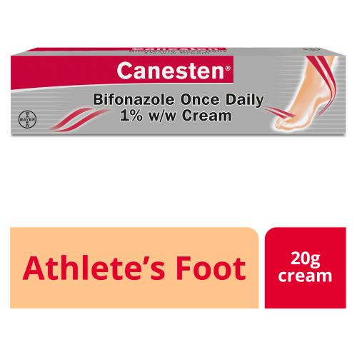Canesten Bifonazole 1% W/W Cream 20g | Athlete's Foot Treatmet | Chemist 4U
