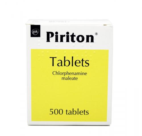 Buy Piriton Allergy Tablets - 500 Tablets | Chemist4U