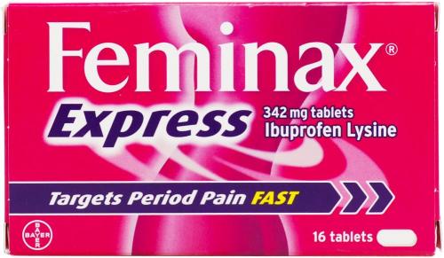 Feminax Express - 342mg x 16 Tablets | Chemist 4 U