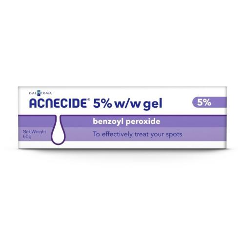 Acnecide 5% Gel Benzoyl Peroxide - 60g | Chemist 4 U
