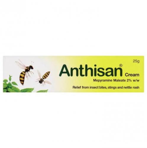 Anthisan Cream For Insect Bites & Stings – 25g | Chemist 4 U