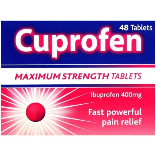 Cuprofen 400mg - 48 Tablets | Max Strength Ibuprofen | Chemist 4 U