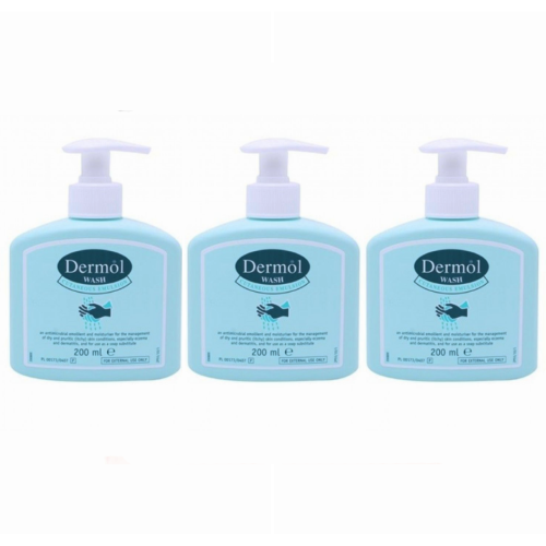 Dermol Wash - 200ml - Triple Pack