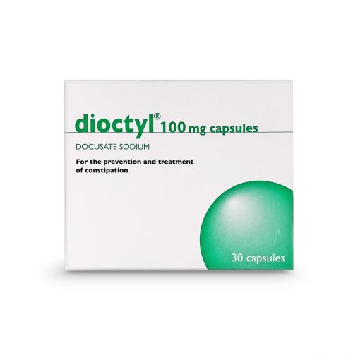 Buy Dioctyl 100mg - 30 Capsules | Docusate Sodium | Chemist4U