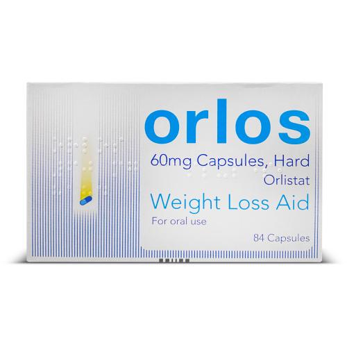 Orlos Weight Loss Capsules - 84 x 60mg | Orlistat | Chemist 4 U